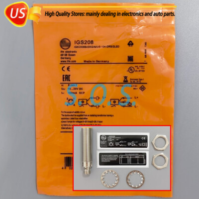 New For IFM IGS208 Inductive Proximity Switch Sensor 10-30VDC 100mA 8mm ...