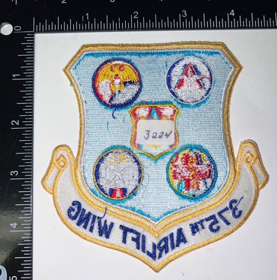USAF US Air Force 375th Airlift Wing Patch | eBay