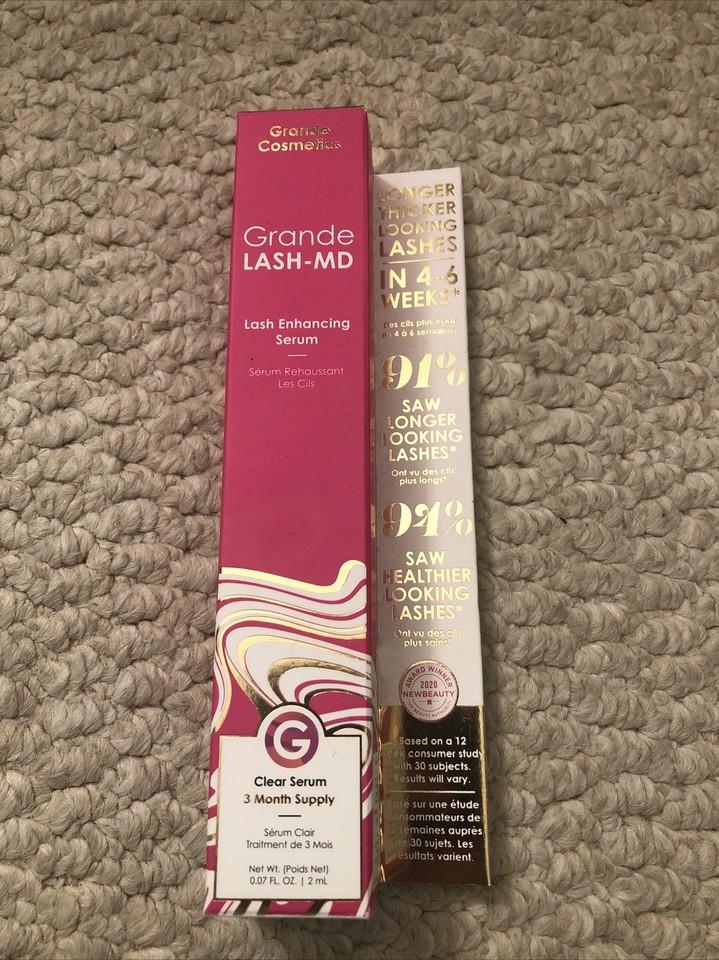 Grande LASH-MD Grande Lash Enhancing Serum 2ml 3 month Supply New In ...