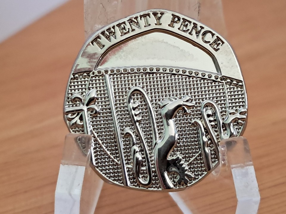 Dateless 20p Twenty Pence Error COPY COIN Undated iom manx man | eBay UK