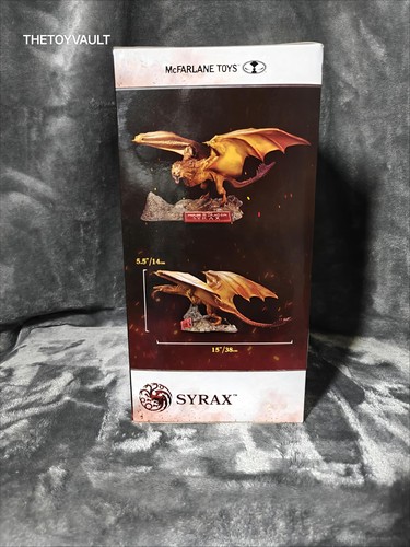 HOUSE OF THE DRAGON SYRAX FIGURE – MCFARLANE TOYS RARE COLLECTIBLE NEW ...