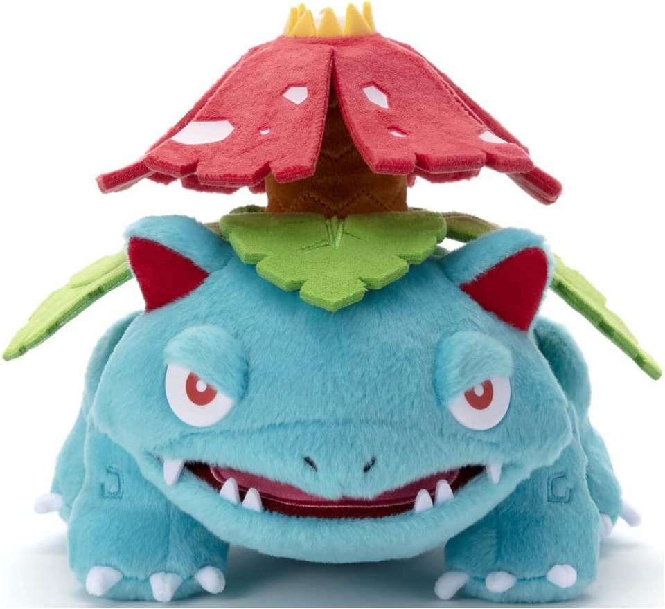 TAKARA TOMY Pokemon Get Pocket Monster Venusaur Plush Doll 23cm Stuffed ...
