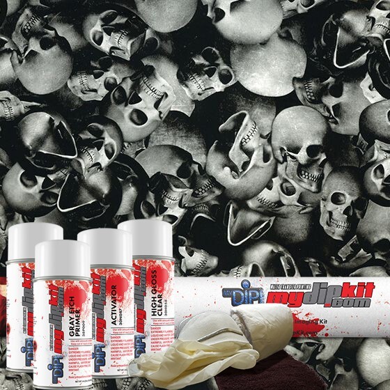 MYDIPKIT Hydro Dipping Water Transfer Print KIT DD-937 Skulls | eBay