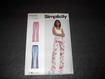 Simplicity Pattern 9892 Misses' Chic Jeans in Two Great Styles 18 ~ 26 ...