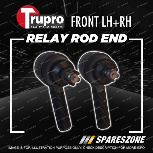 2 Pcs Trupro Relay Rod End Front LH+RH for Landcruiser FJ55 WAGON 4WD ...