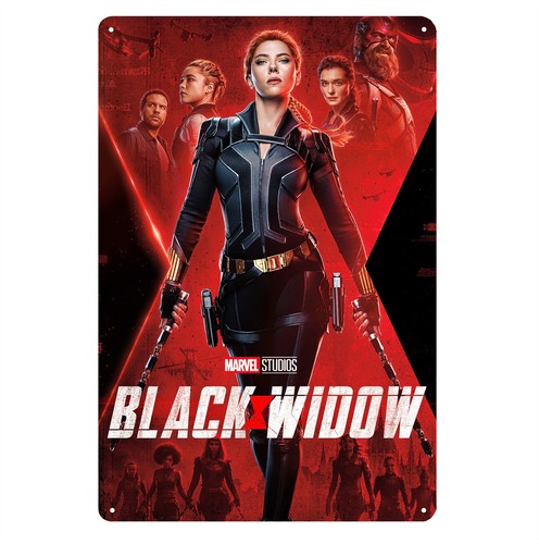 Black Widow Movie Metal Poster Tin Sign - 20x30cm Plate | eBay