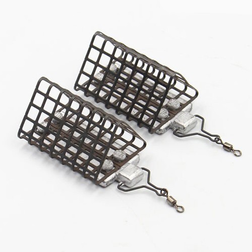 Sturdy Triangle Fishing Tackle Feeder Cage with Explosive Bait Release ...