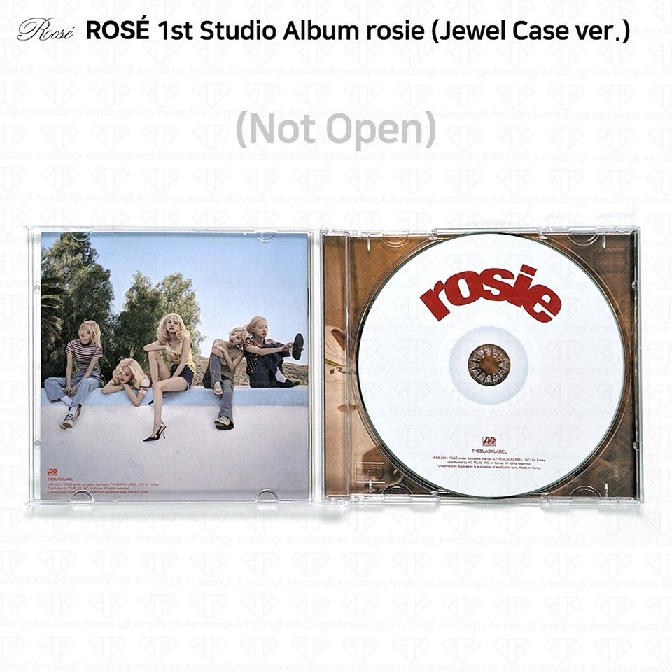 BLACKPINK ROSE ROSÉ 1st Studio Album rosie JEWEL Case Ver CD Opened Not ...