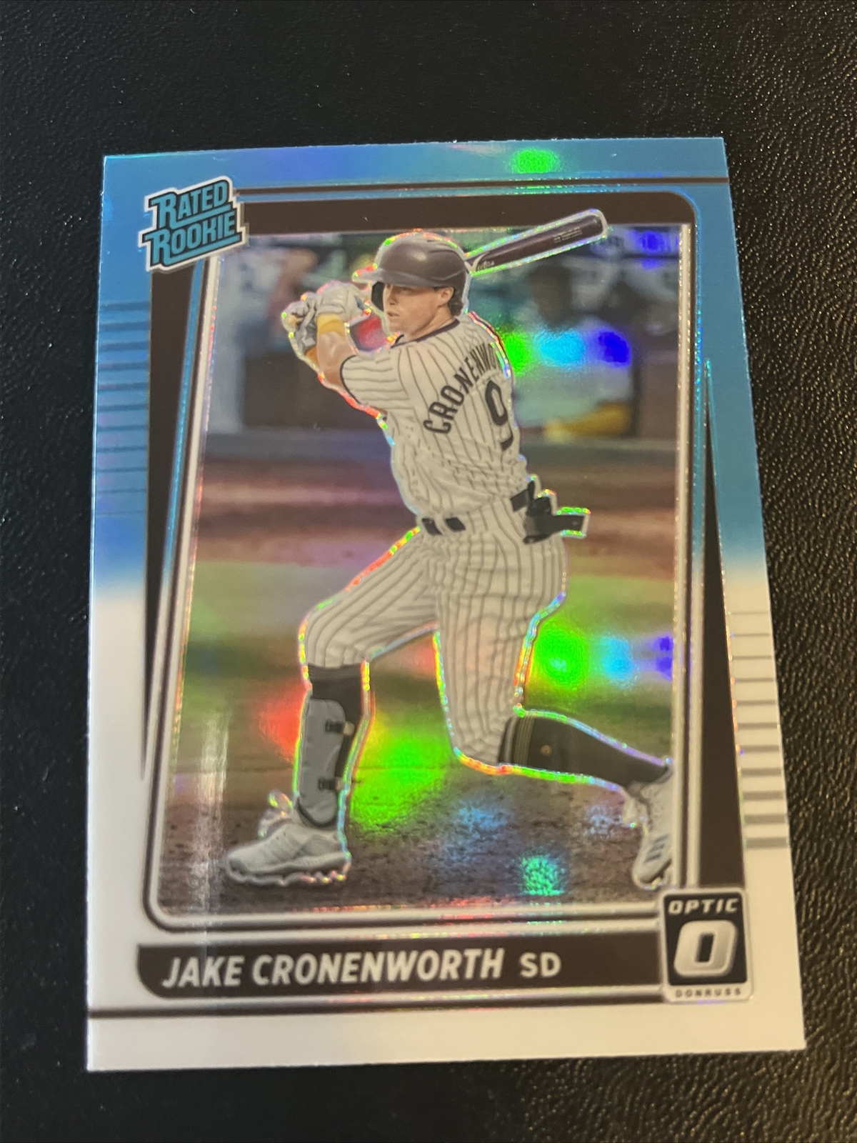 2021 Donruss Optic Jake Cronenworth Rookie Card RC Carolina Blue Prizm ...