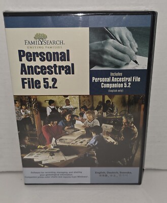 Personal Ancestral File 5.2 (CD-ROM) Family Search Latter-day Saints ...
