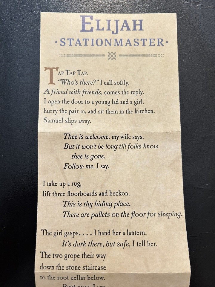 2024 The Underground Railroad FDC Hand Craft Storybook Cachet | eBay