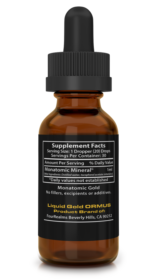 Liquid Gold ORMUS MONATOMIC WHITE POWDER GOLD FourRealms MONATOMIC GOLD ...
