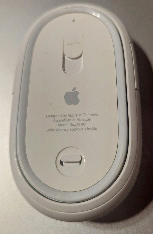 Apple Wireless Bluetooth Mighty Mouse Model A1197 | eBay