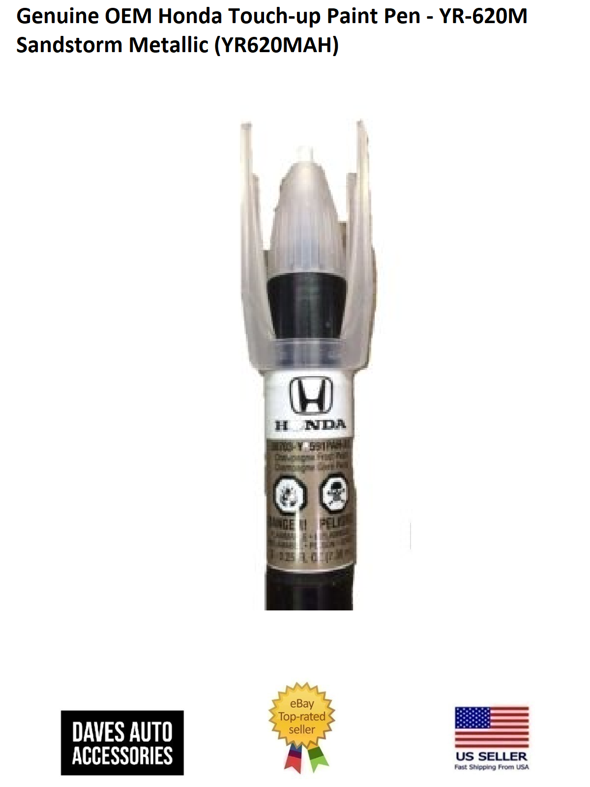 Touch Up Paint Pen W/Top Seal Coat -Sandstorm Metallic #08703-YR620MAH ...