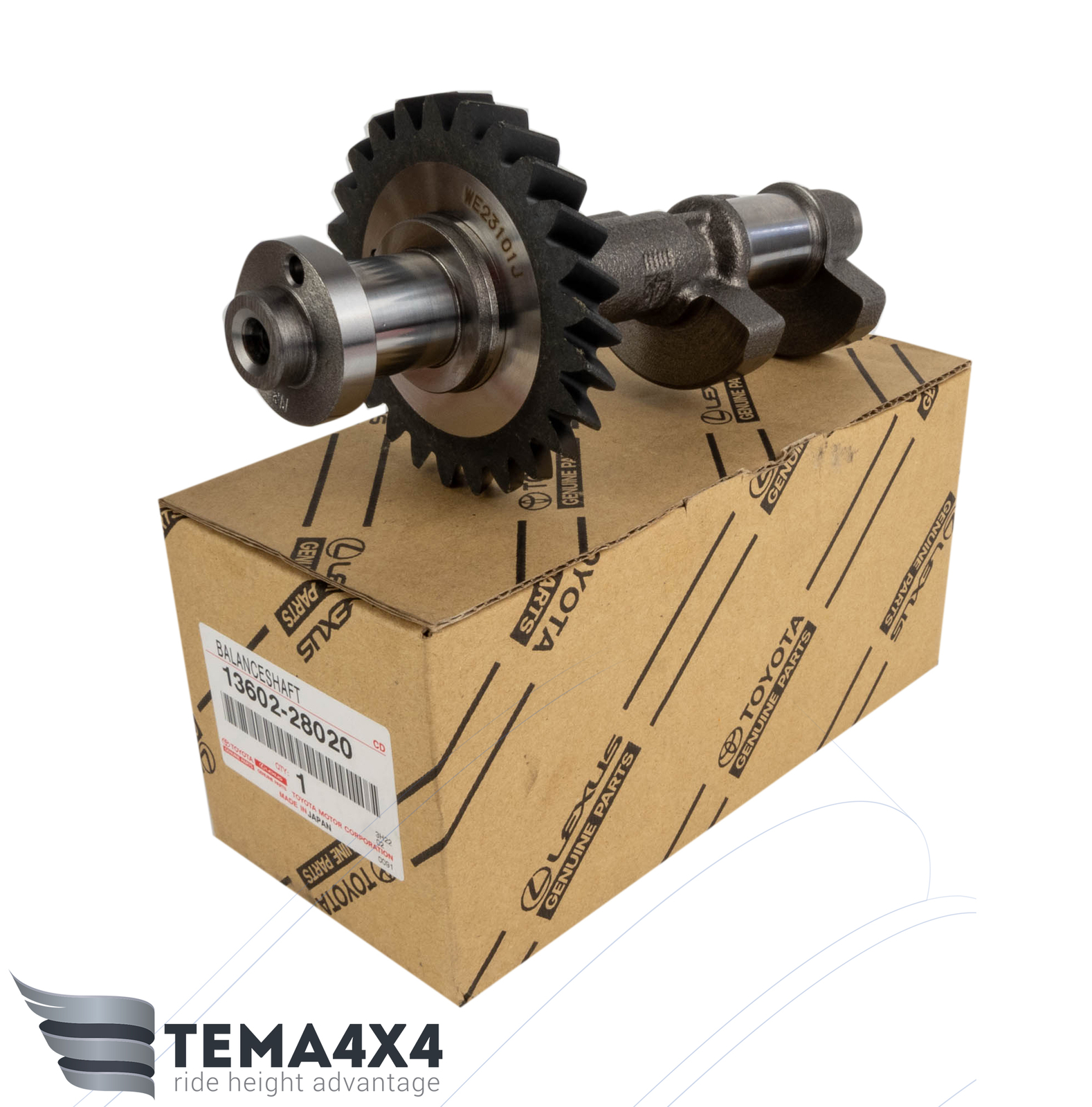 Genuine OEM Balance Shaft set with bearing set for Toyota 1360128021 ...