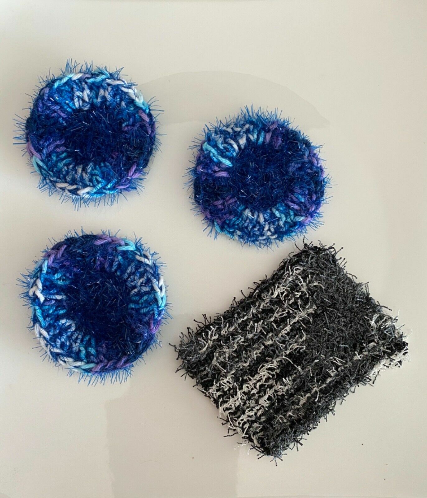 Pot Scrubbers Dish Scrubbies, Pot Scrubby, Kitchen Scrub, Set of 4 ...