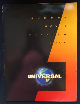 2000 Universal Movie Preview Press Kit Incl Prod & Cast Info 6 Movie ...