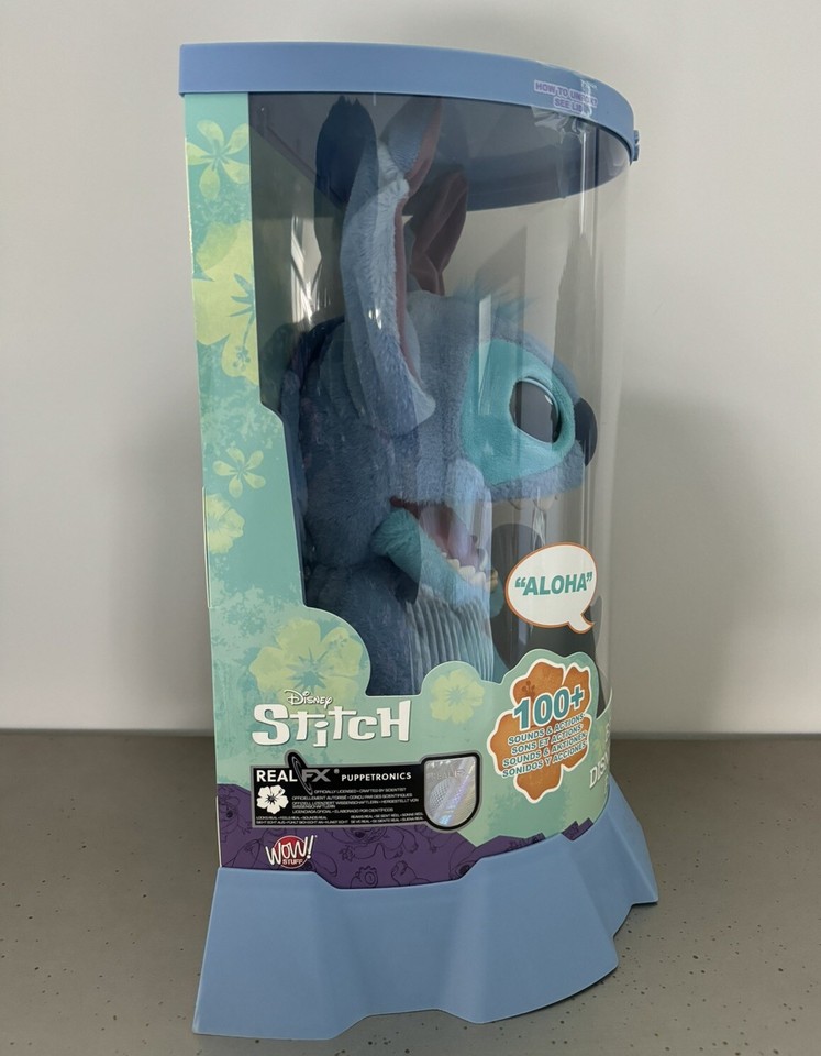 Real FX Disney Stitch Puppet Interactive Plush Toy LILO & Stitch NEW | eBay