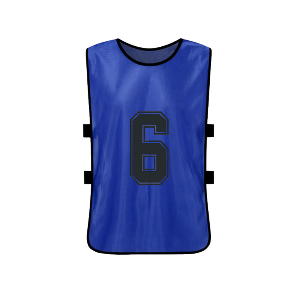 12 PCS Kid's Football Pinnies 2 Colors Quick Drying Soccer Jerseys ...