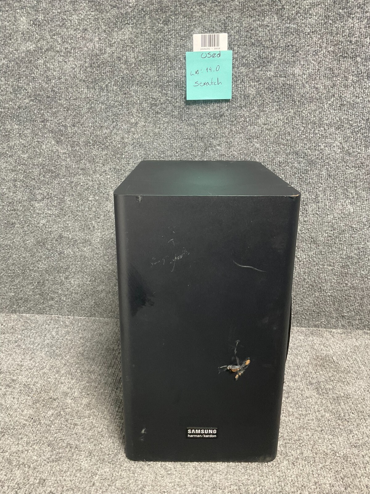 Samsung Ps-wr65b 28w Wireless Powered Subwoofer for Hw-q60r Soundbar ...