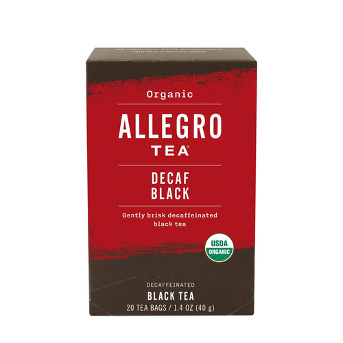Allegro Tea, Organic Decaf Black Tea Bags, 20 Ct | eBay