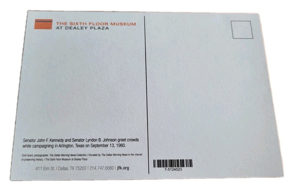 John F Kennedy & Lyndon B Johnson Campaigning in Arlington Texas 1960 ...