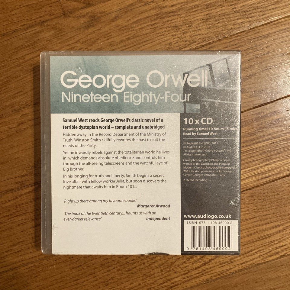 1984 by George Orwell - Read by Samuel West ( CD, 10 CD, Complete ...