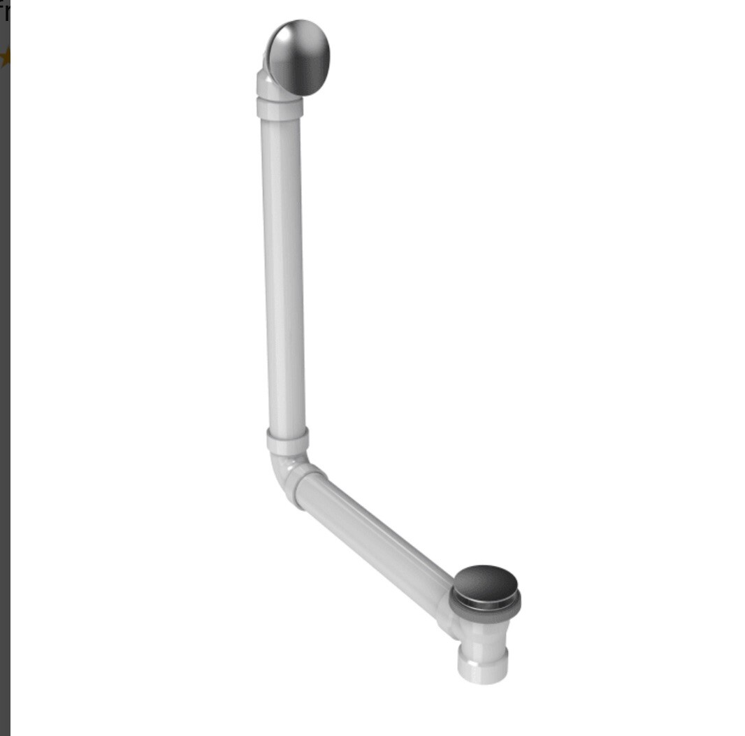 Jacuzzi Pg35 Complete PVC Toe Tap Drain Kit With Low Profile Slip Cover ...