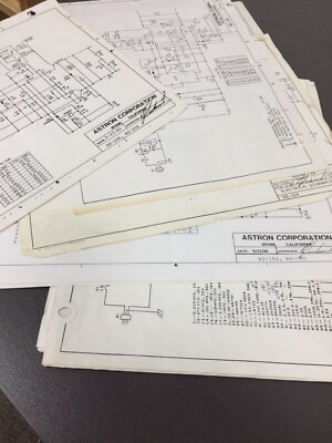 Vintage ASTRON Corp Schematics, Hard to Find Guides ASSORTED MODELS | eBay