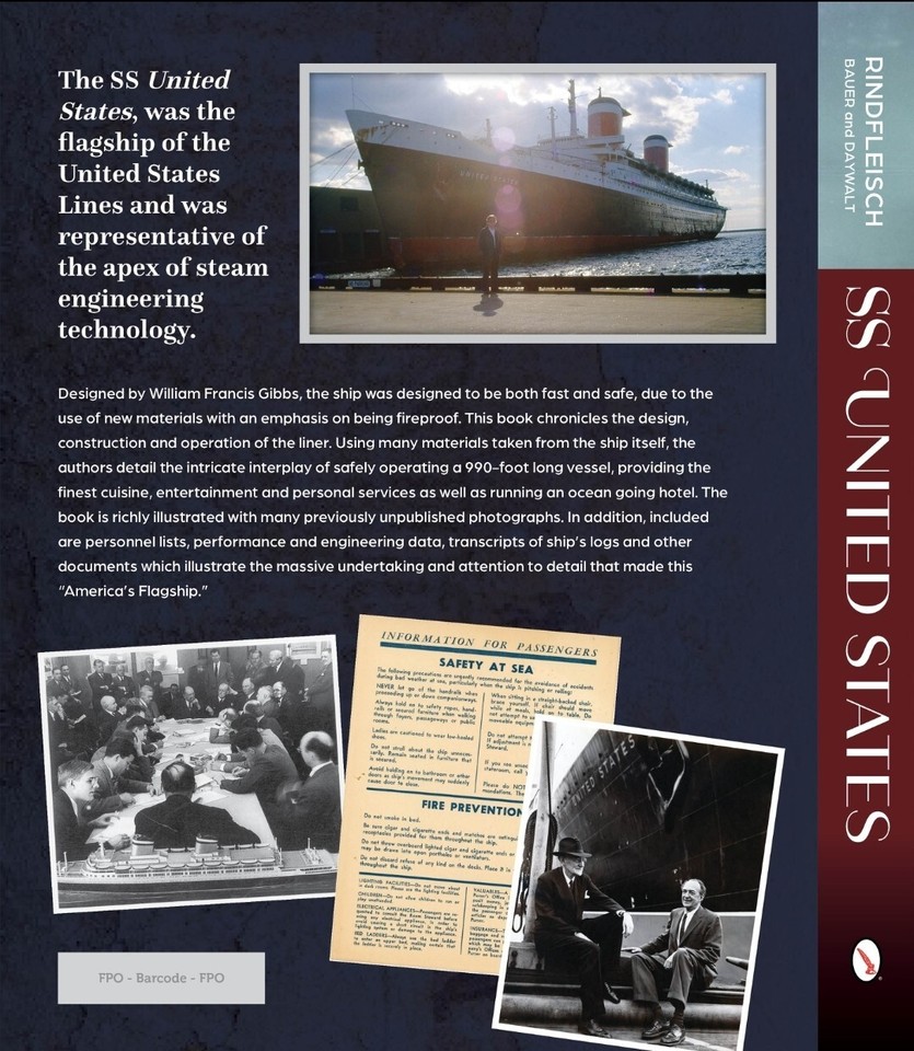 Signed SS United States: An Operational Guide To America's Flagship ...