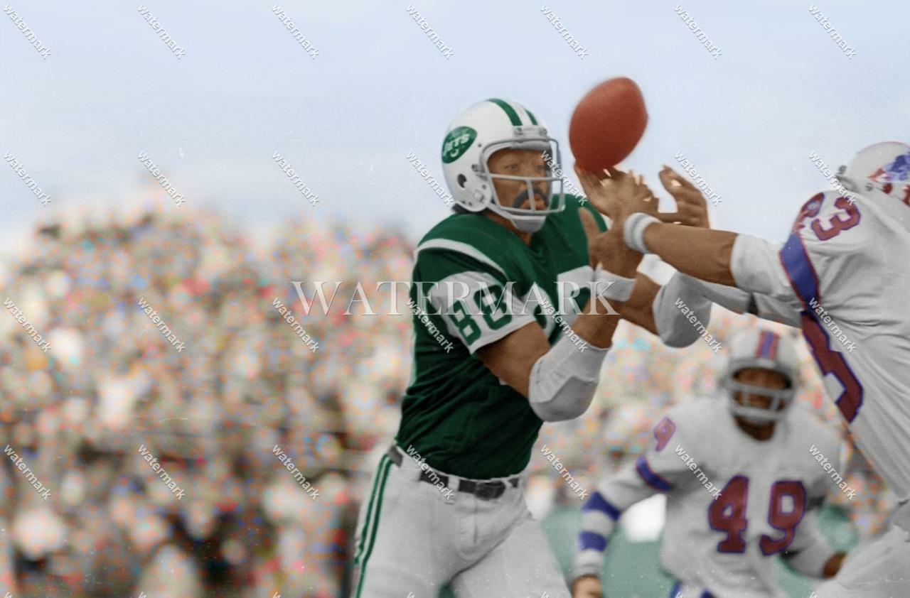 CN663 Richard Caster NY Jets Football 8x10 11x14 16x20 Colorized Photo ...