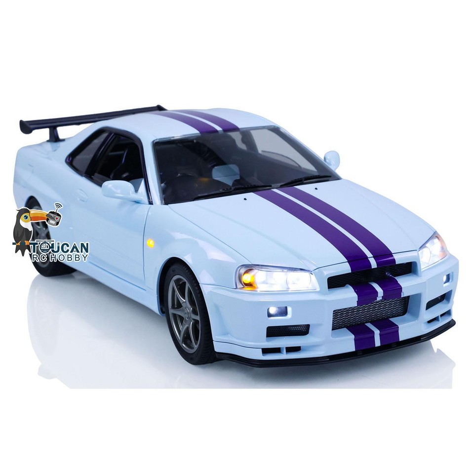 US Stock Capo 4WD 1/8 Racing Car 4x4 High Speed Metal RTR R34 Drift RC ...