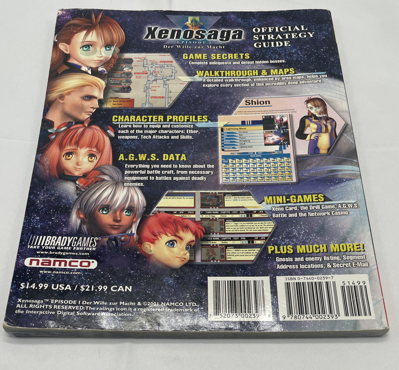 Xenosaga Official Strategy Guide by Laura Parkinson and Dan Birlew 2003 ...