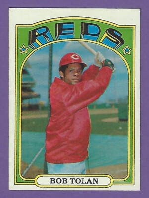 1972 Topps - #3 Bob Tolan - Cincinnati Reds - ExMt | eBay