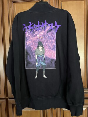 Harley Davidson Saske Uchiha Susanoo Naruto Shippuden Jacket Zip Up Men ...