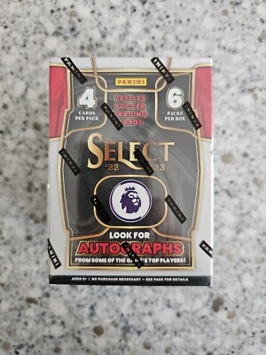 2022-23 Panini Select EPL Premier League Soccer Factory Sealed Blaster ...