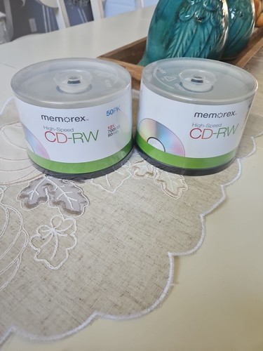 MEMOREX 50 PK HI SPEED CD REWRITABLE CD-RW 12X 700MB 80MIN 03433 NEW ...