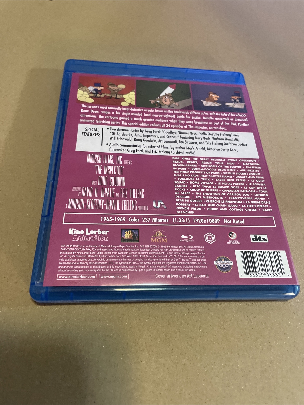 The Inspector (The Depatie / Freleng Collection) (Blu-ray, 1965) for ...