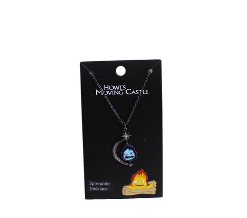 Studio Ghibli Howls Moving Castle Bling Star Moon Calcifer Spinner ...