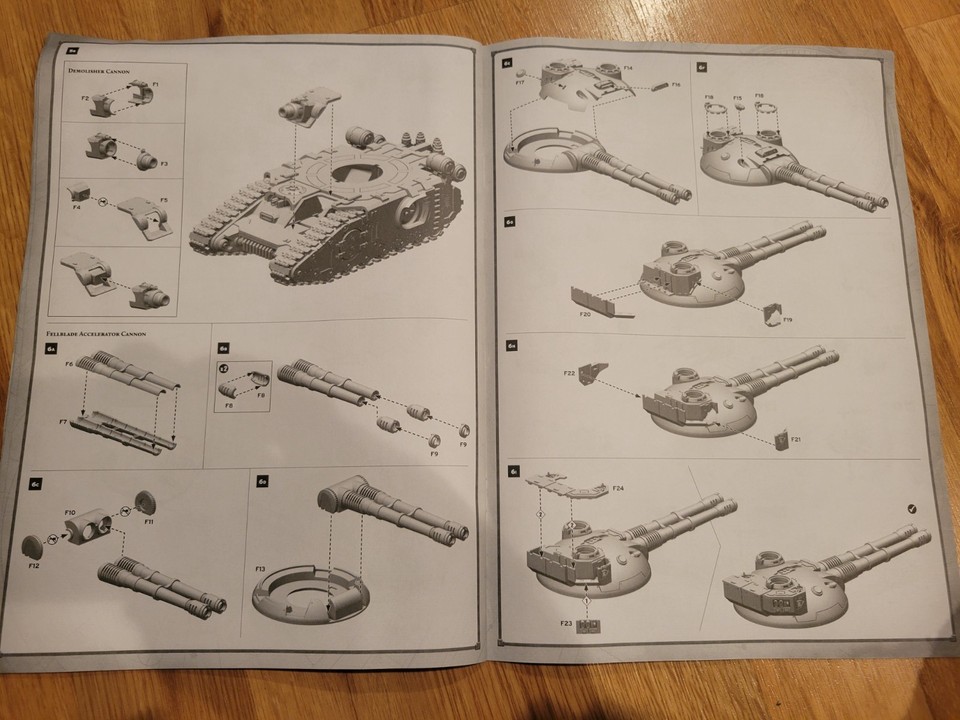 Fellblade Super-Heavy Battle Tank NO Sponsons - Horus Heresy Warhammer ...