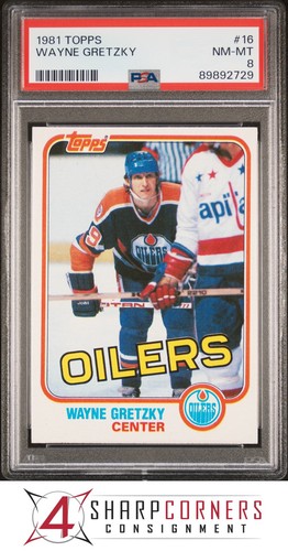 1981 TOPPS #16 WAYNE GRETZKY OILERS HOF PSA 8 | eBay