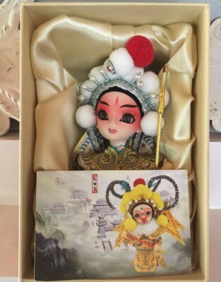 Jing Fang Doll Beijing Silk Dress Chinese Opera Drama 5.5 Inches In Box ...