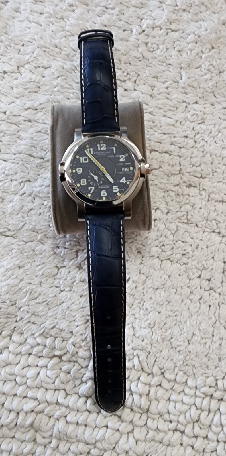 STOHRLING ORIGINAL LEXUS AUTOMATIC WATCH WITH BLUE LE… - Gem