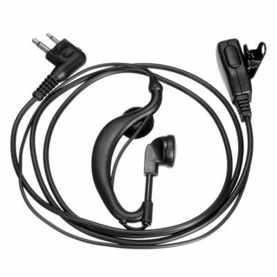 G-Shape Headset Earpiece with Mic for Motorola Radio Walkie Talkie ...