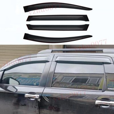2008-2022 For Toyota Sequoia Smoke Black Window Visor Vent Sun Rain ...