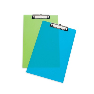 Rapesco SHPPCBAS Frosted Transparent Clipboard, A4+/Foolscap, Assorted ...