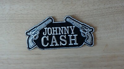 Johnny Cash embroidered Iron on patch | eBay