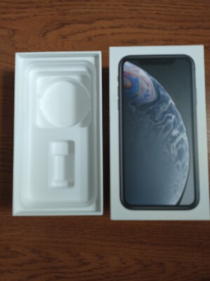 Apple iPhone Xr 64GB Black EMPTY BOX | eBay