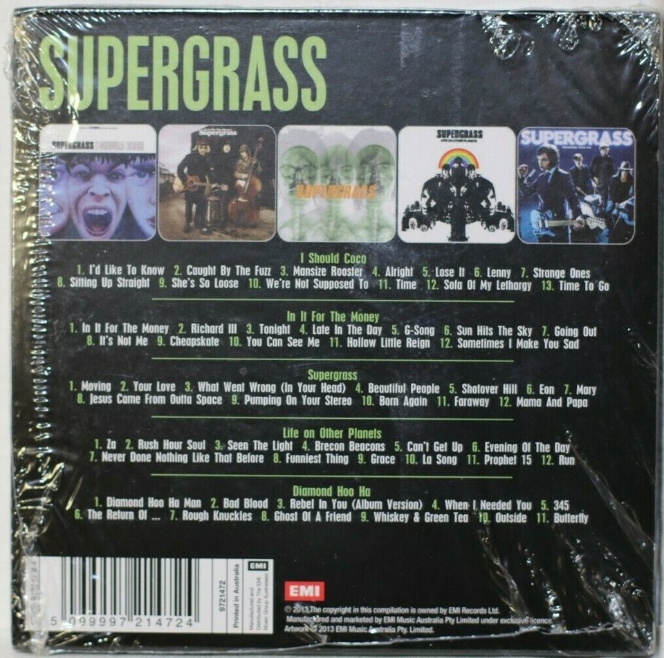Supergrass ‎– 5 Album Set - New & Factory Sealed CDs Sent Tracked | eBay