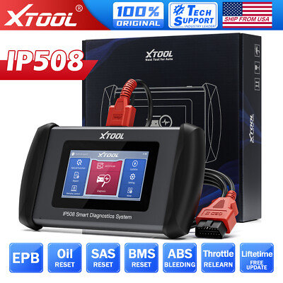 XTOOL USED IP508 OBD2 Car Diagnostic Scanner Tool Engine ABS SRS ...
